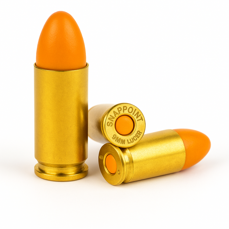 SnapPoint® Weighted Dummy Rounds | Real-Weight Snap Caps for Dry Fire